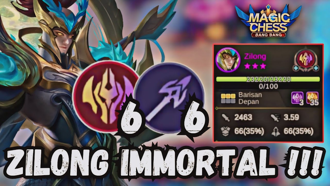 Meta Zilong Racing Immortal Terkuat !!! - Combo Magic Chess Update ...