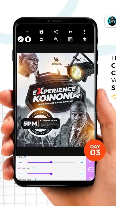 Koinonia Flyer - Full tutorial on my YouTube channel #koinonia #koinoniaflyerdesign - YouTube