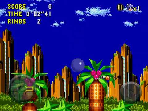 Blasting through palm tree panic at sonic speeds - YouTube