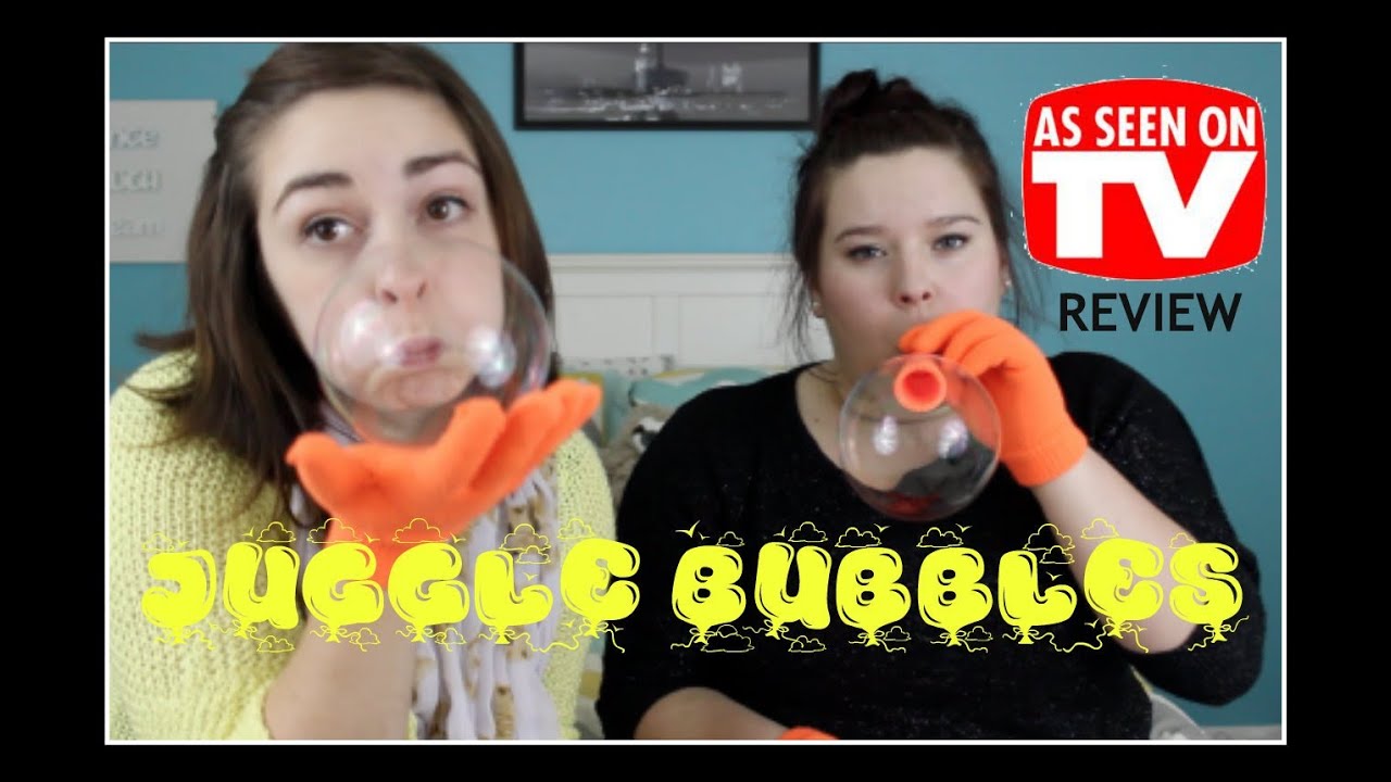 As Seen On Tv | JUGGLE BUBBLES - YouTube