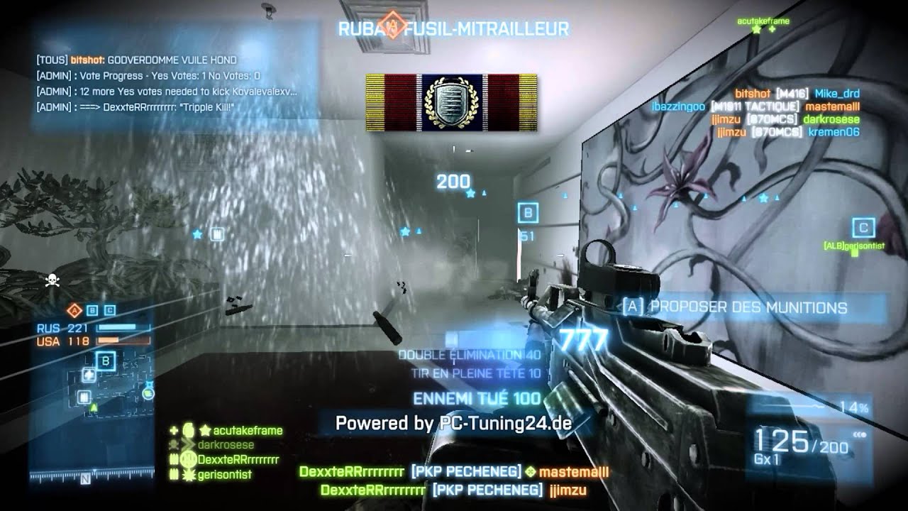 BF3 - PKP Pecheneg Charge ! - YouTube