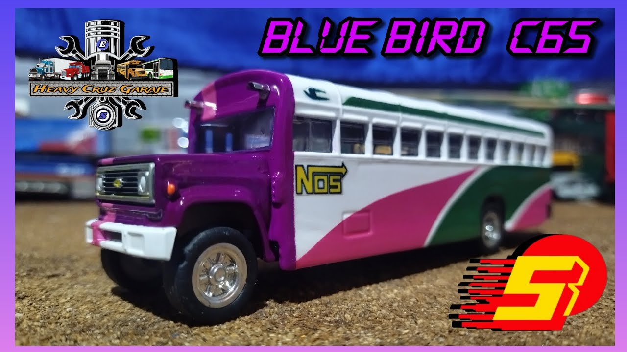 Custom Sunnyside Blue Bird Chevrolet C65 1985 🇸🇻💪🏼💀💜 - YouTube