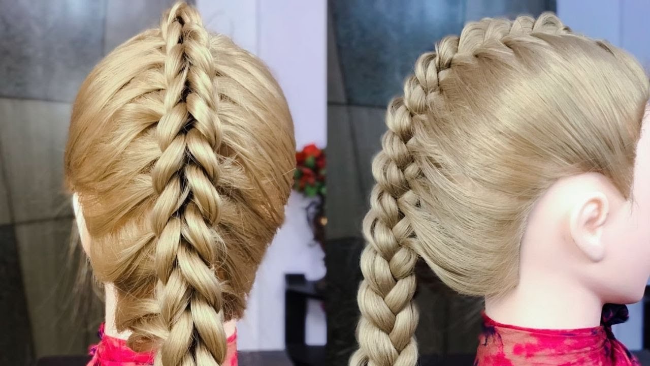 Dragon Braid Step by Step Tutorial for Beginners - YouTube