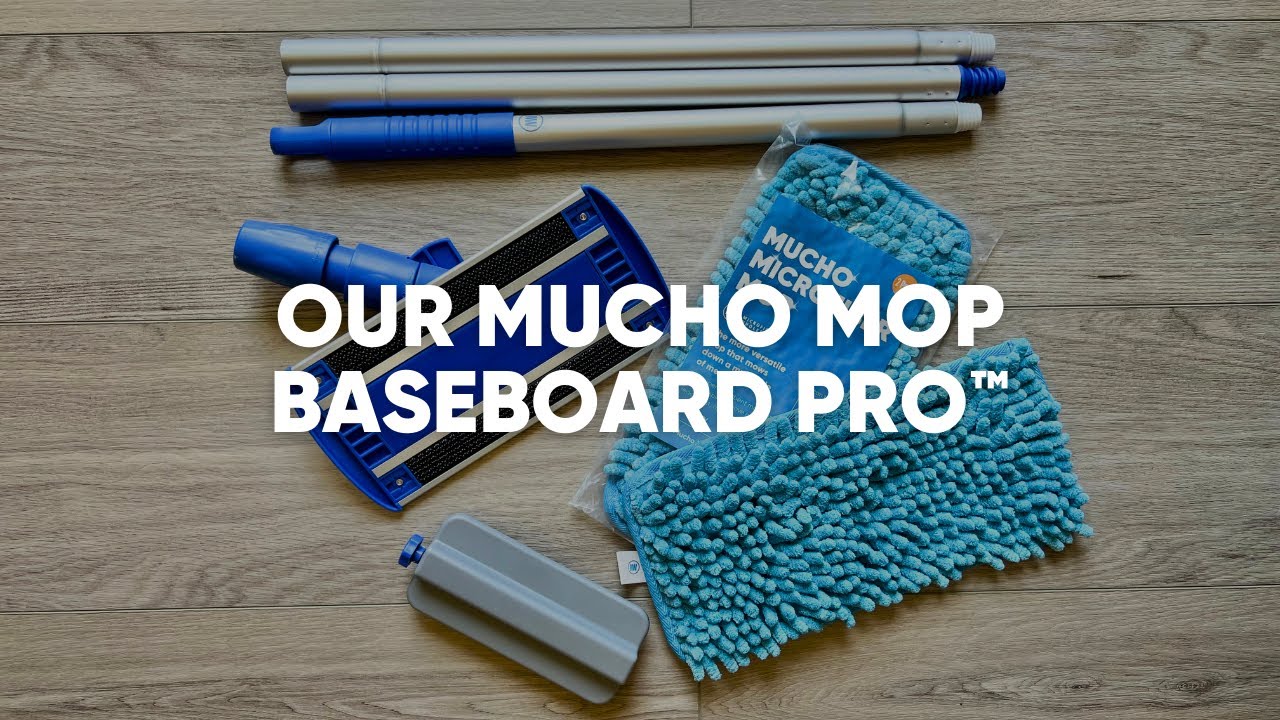 Mucho Mop Baseboard Pro™ - YouTube