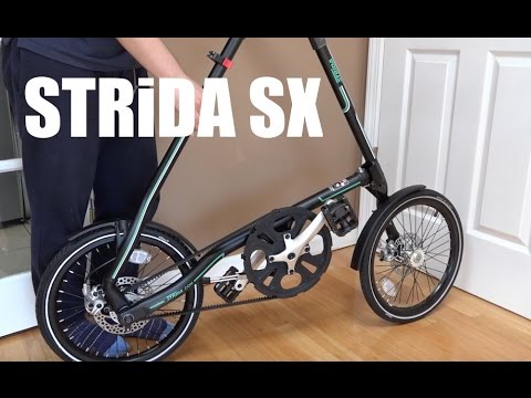 STRiDA SX Folding Bicycle Unboxing & Assembly - YouTube