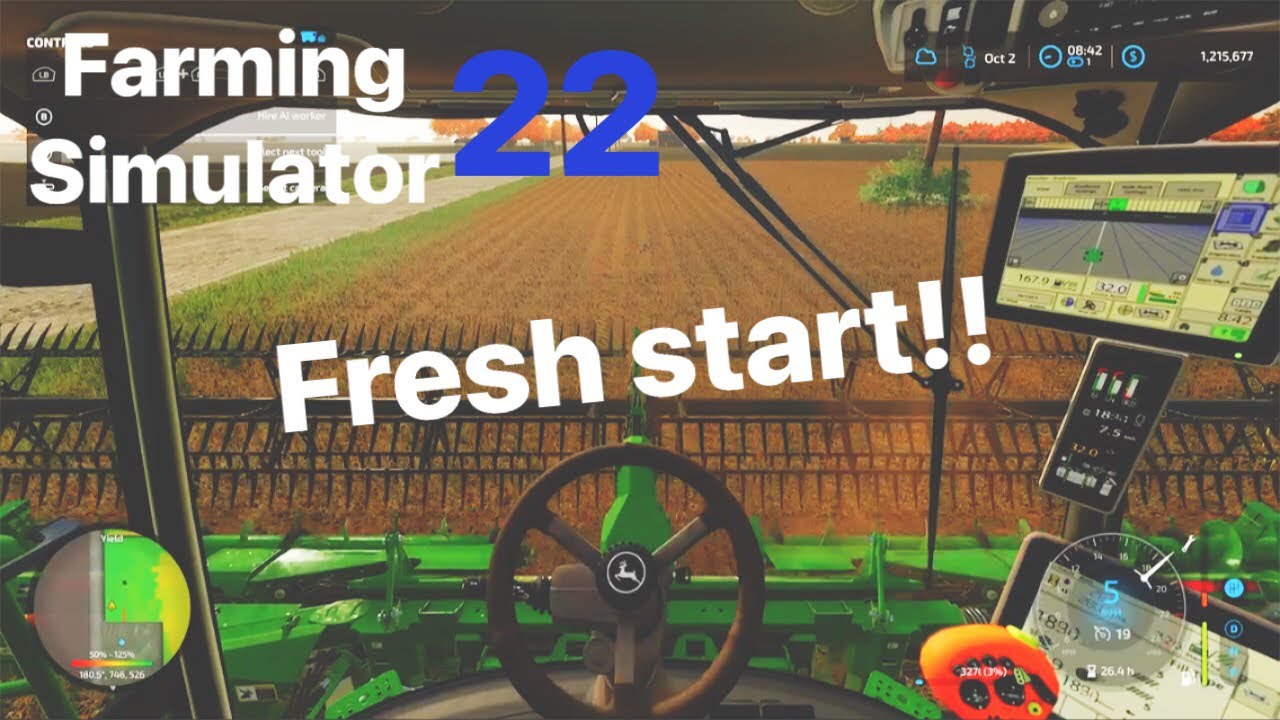 Fresh Start To Soybeans! (New Grain Cart Driver!) Roleplay | FS22 - YouTube