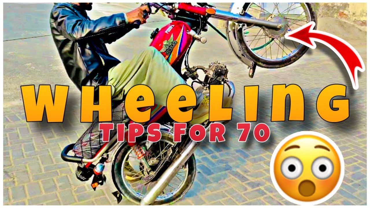 ONe Wheeling Tips and Tricks for 70 bike#wheeling - YouTube