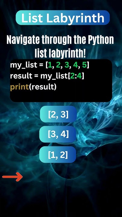 π§ Python List Labyrinth Navigate Like A Pro π Pythonshorts Codingchallenge Codebreaker 6829