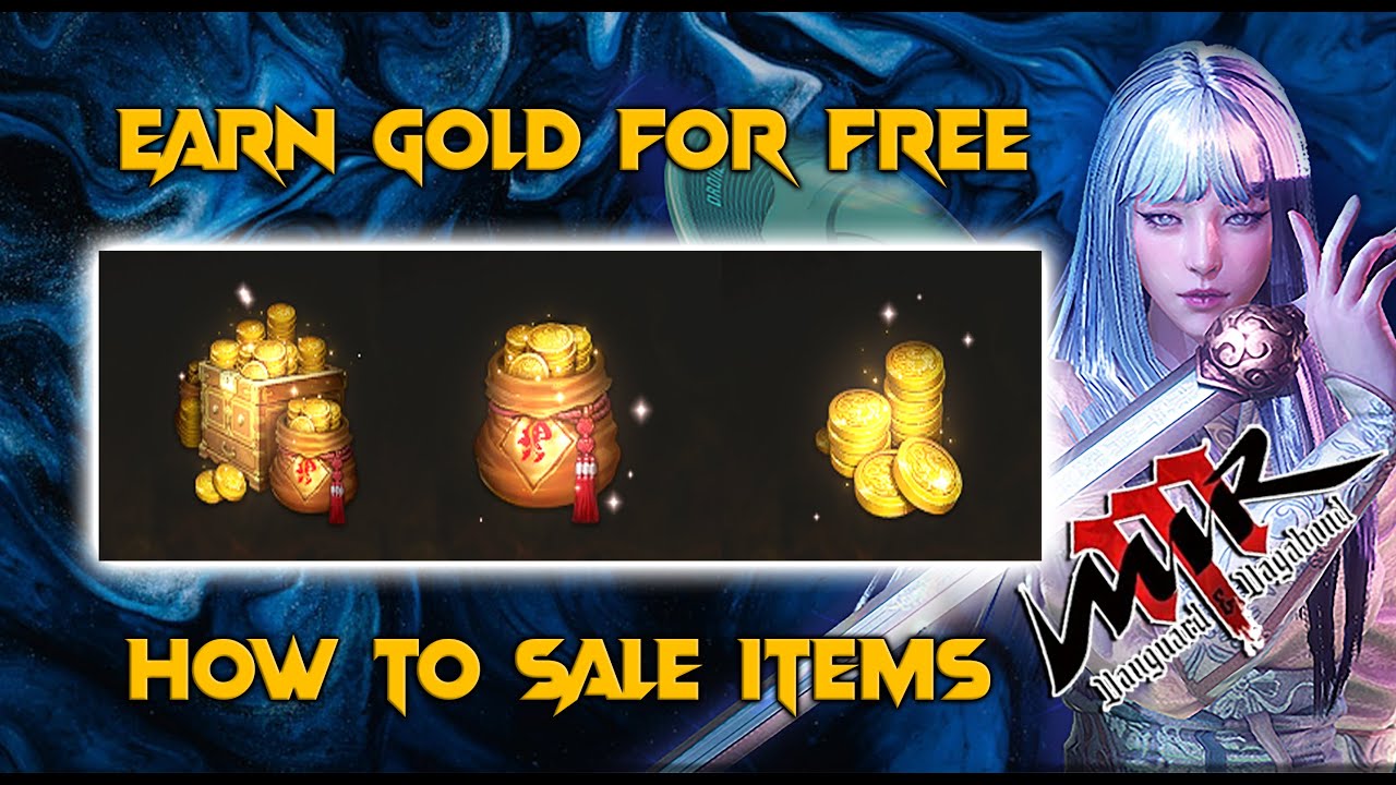 MIRM EARN GOLD FOR FREE BY SELLING YOUR ITEMS | HOW TO SALE ITEMS | MIR ...