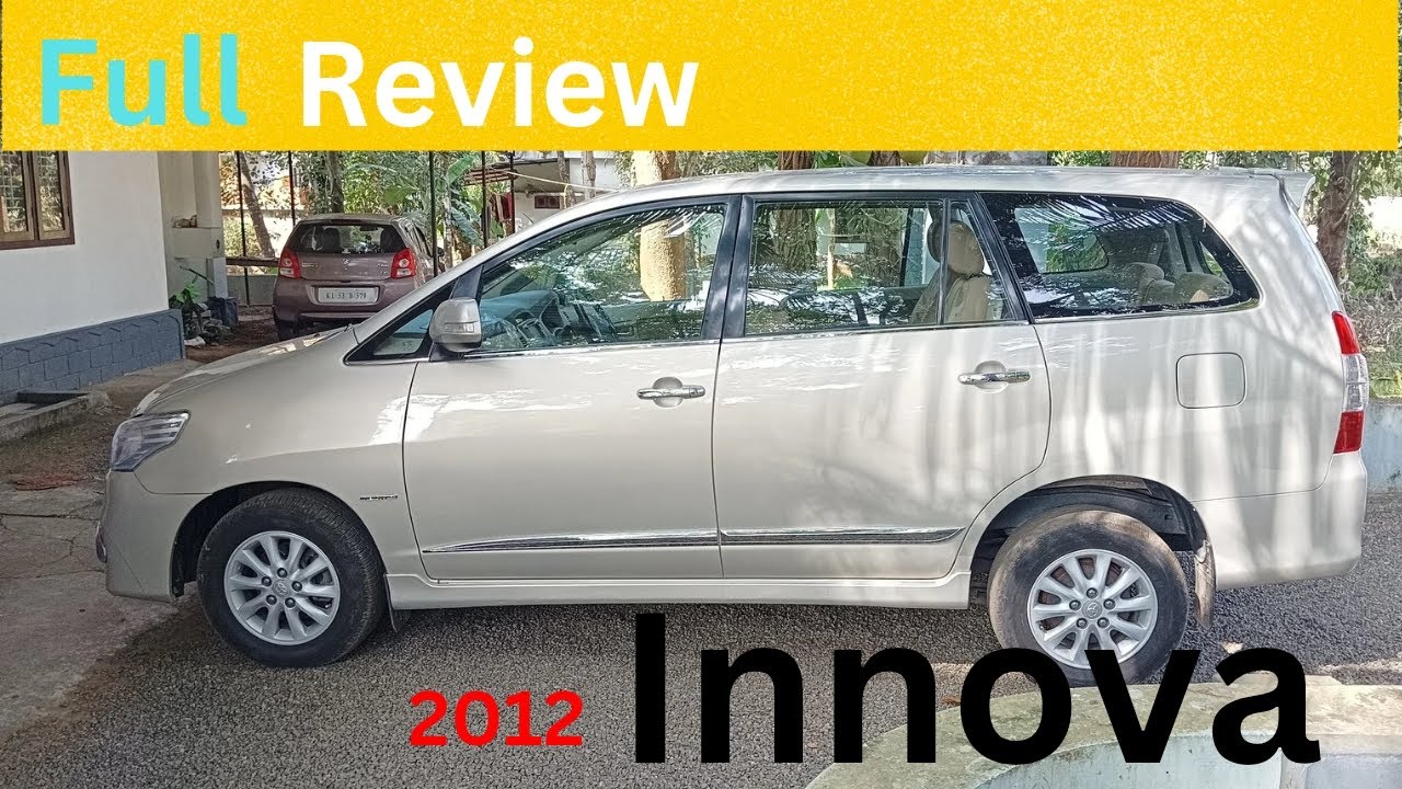 2012 model Innova Full review - YouTube