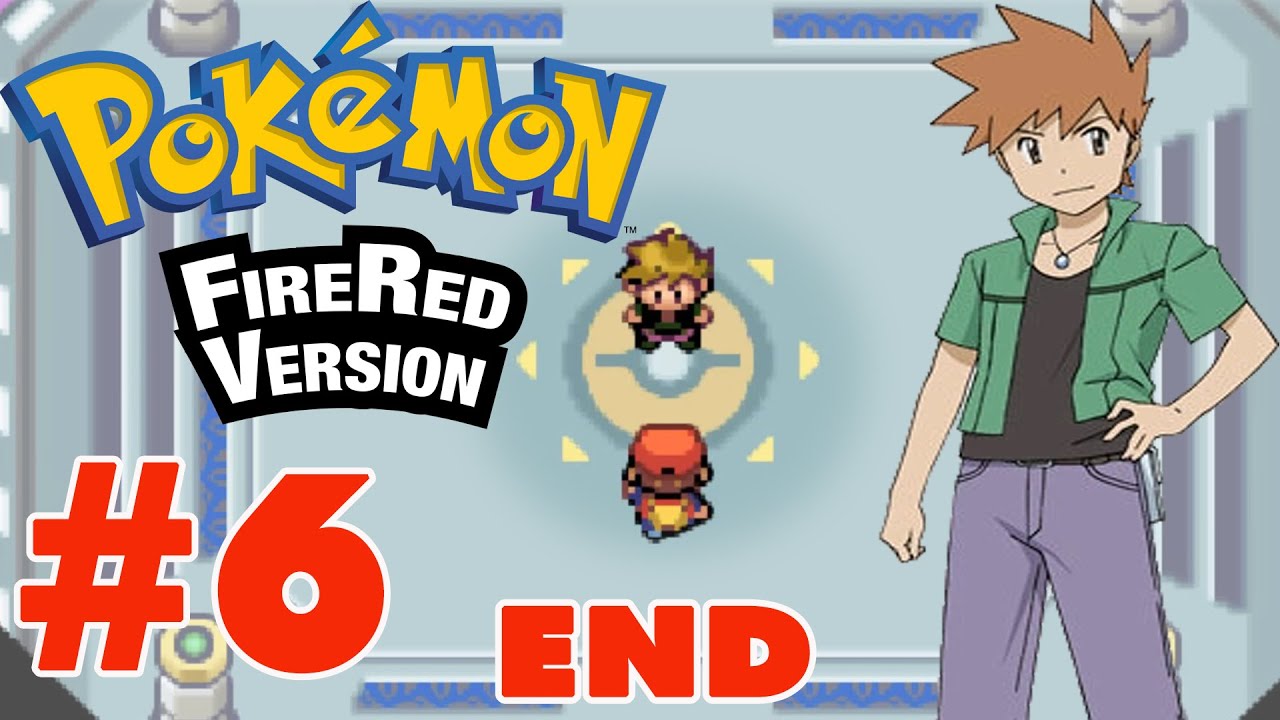 Pokemon - Fire Red Version #6 การต่อสู้สุดท้าย [END] - YouTube