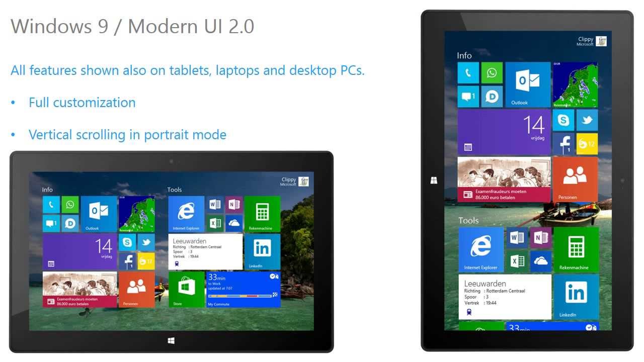 Windows 8.1 / Windows 9 / Modern UI 2.0 concept - YouTube