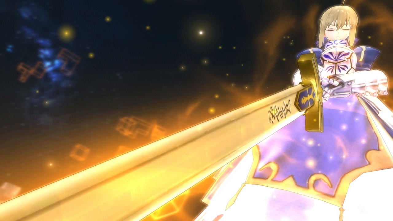 Fate/Extella: The Umbral Star | Saber Artoria vs. Archimedes - YouTube