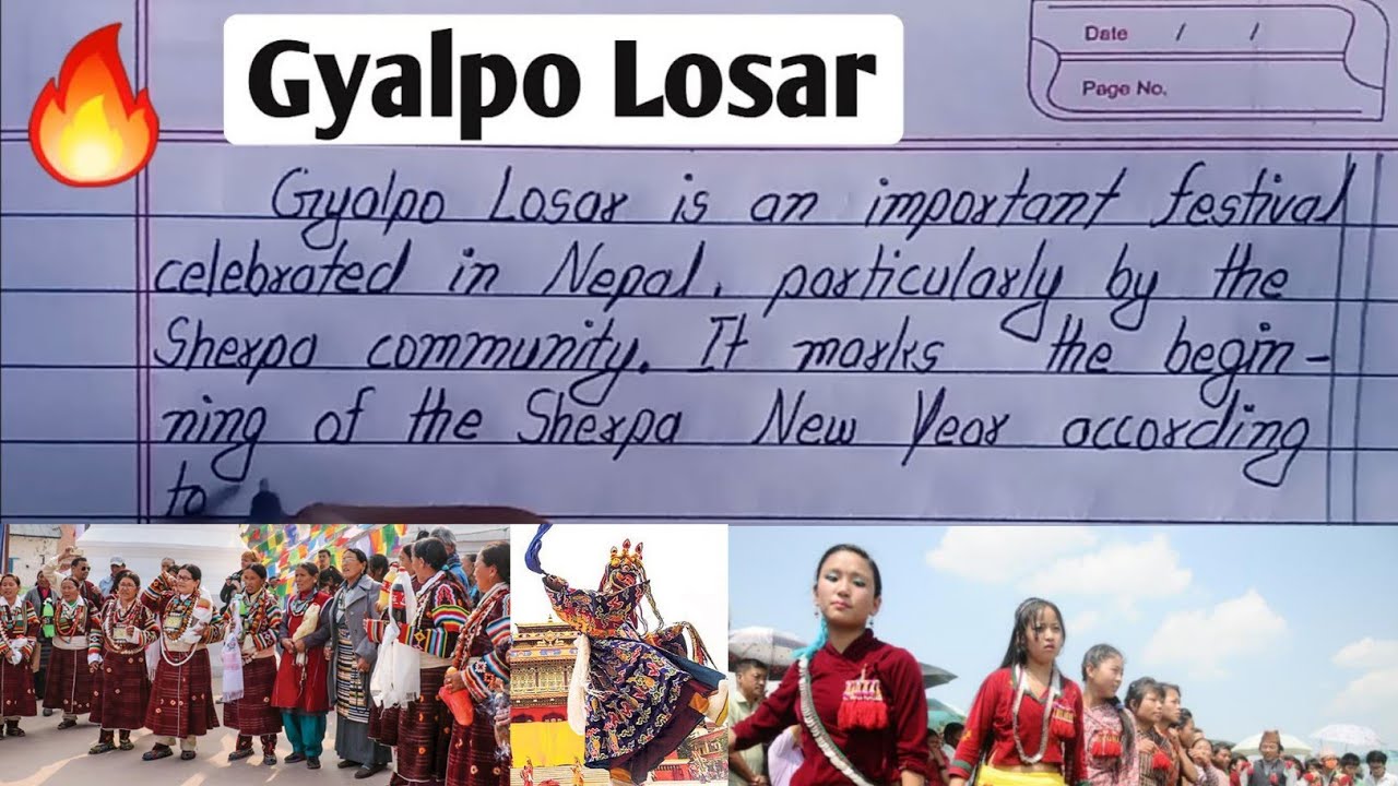 Gyalpo Losar essay in English || Gyalpo Losar essay || essay - YouTube