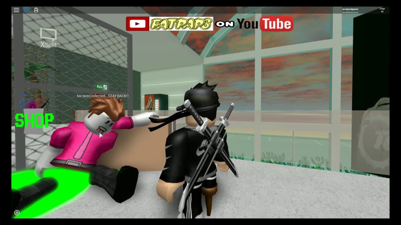 Zombie Infested Mall! 😨 ~ Roblox ~ Escape The Mall Obby - YouTube