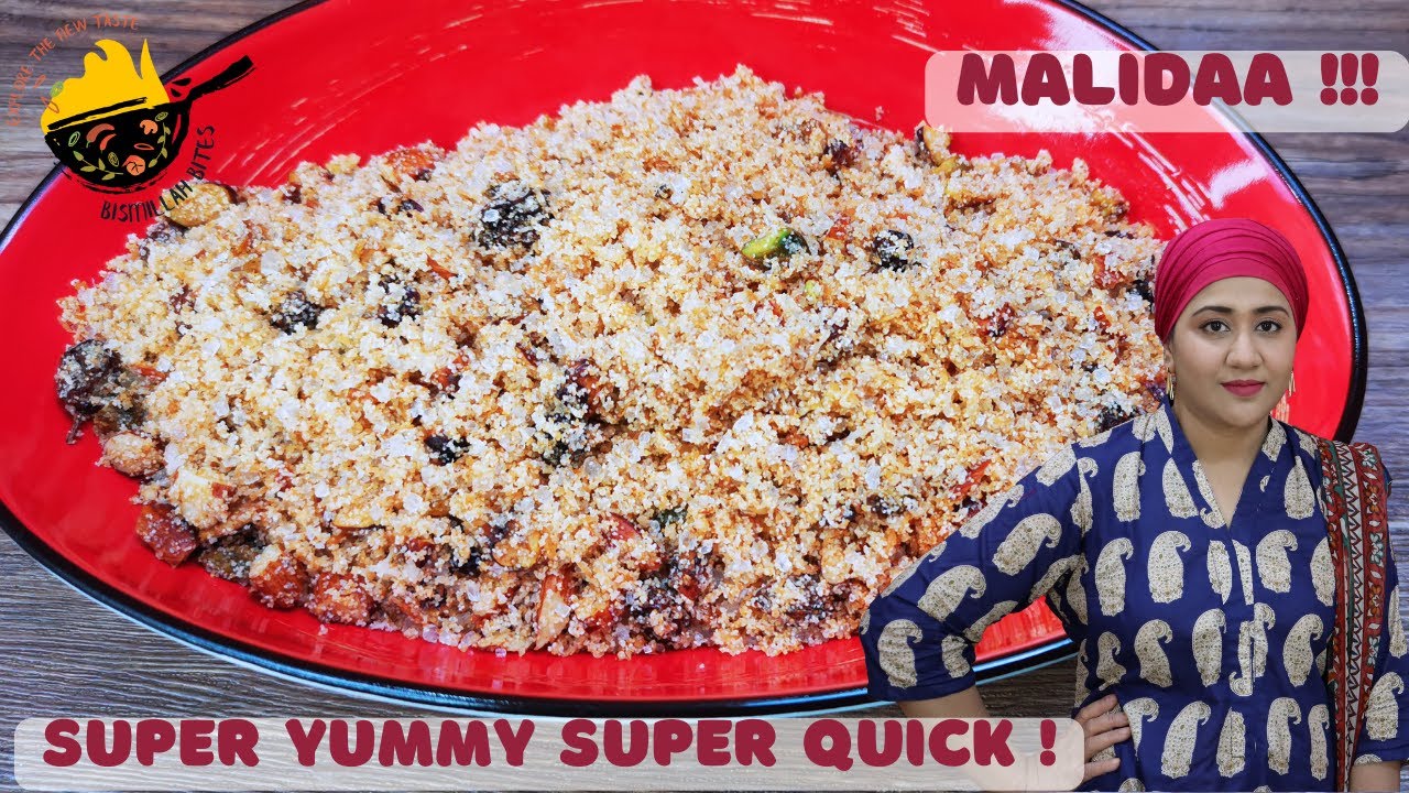 Malida Recipe I How To Make Malida I Instant Sweetdish By bismillah ...