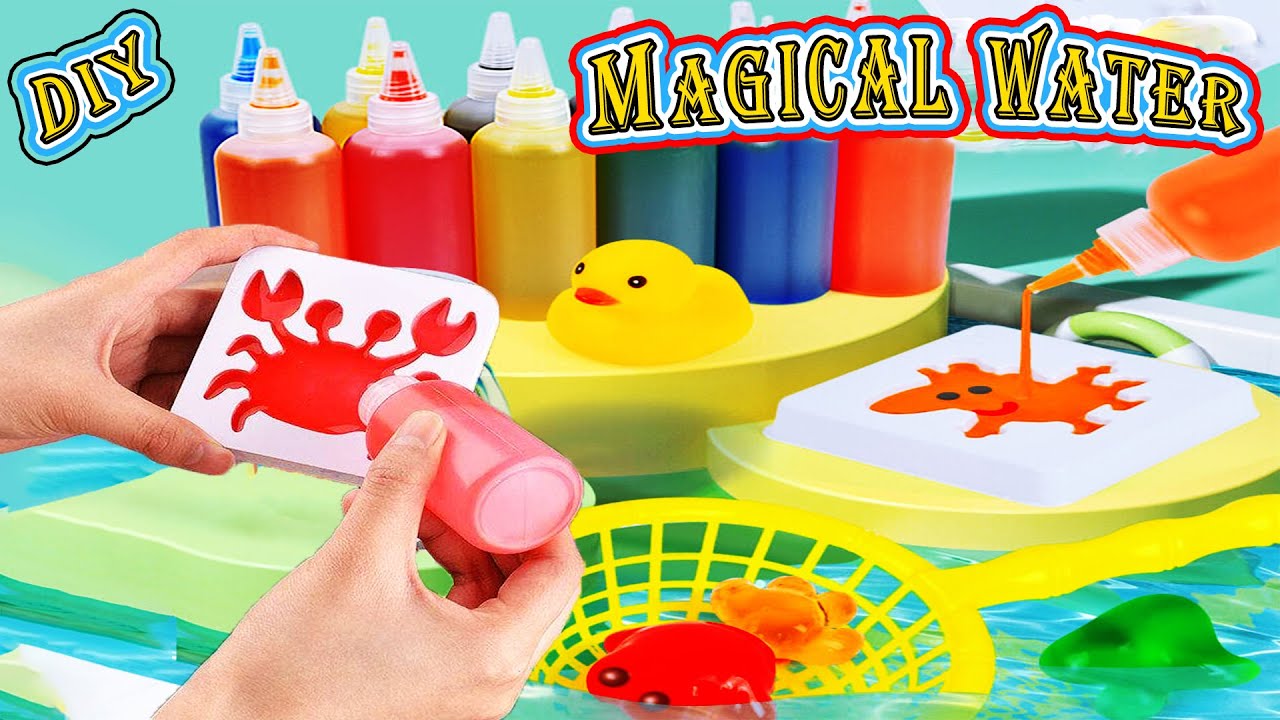 DIY - Let's make beautiful items with magic water - Ayo buat benda ...