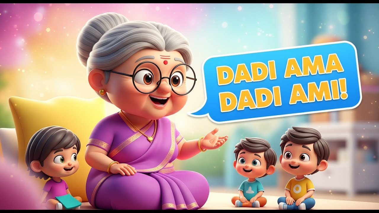 Dadi Amma Dadi Amma Maan Jao | Hindi Kids Song | Nursery Rhyme | Joy ...
