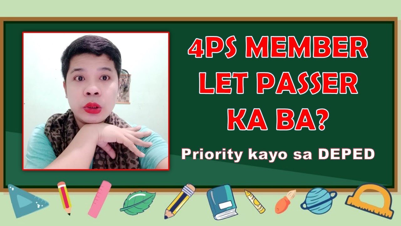4PS MEMBER LET PASSER KA BA II MAS PRIORITY PO KAYO SA DEPED FOR ...