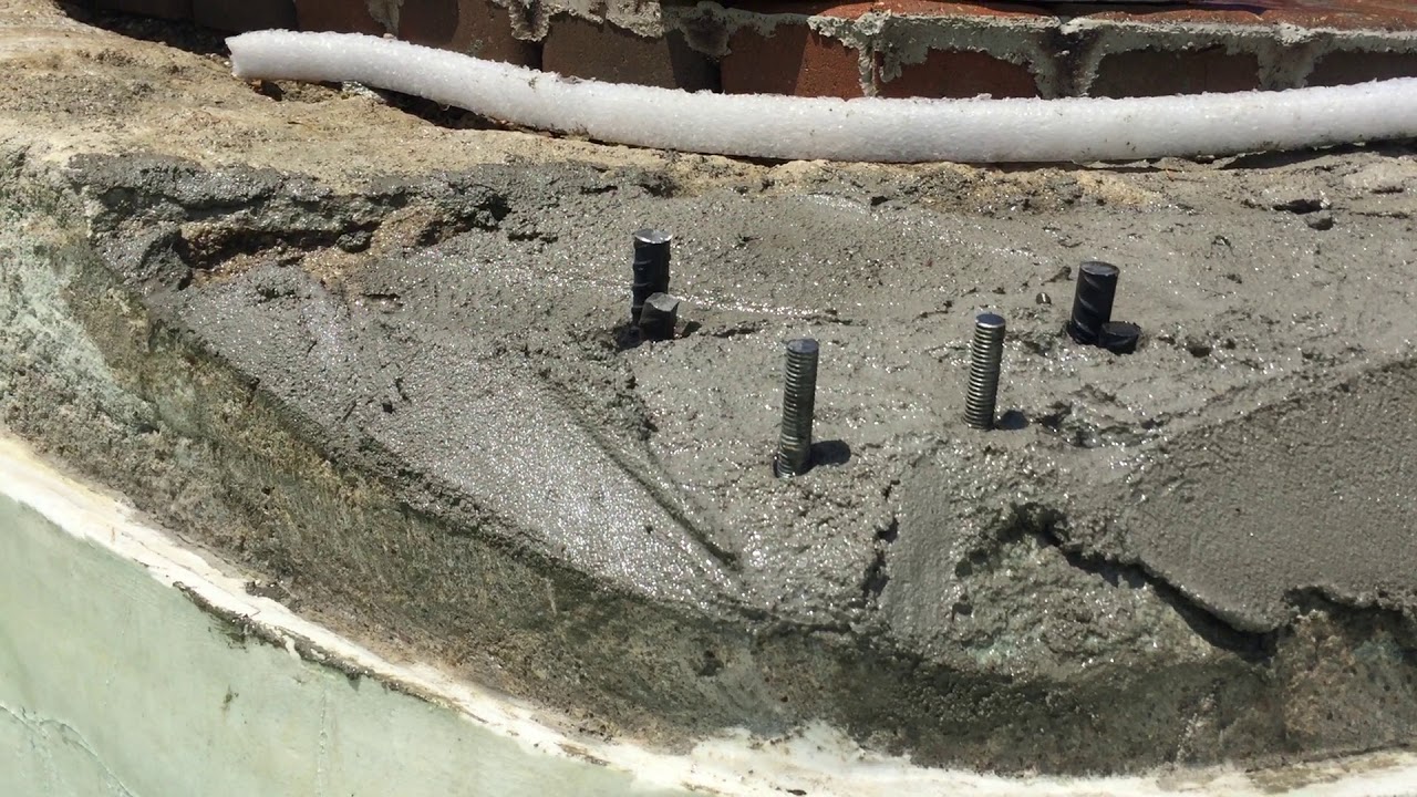 In Ground Pool Restoration part 6 corner repair - YouTube