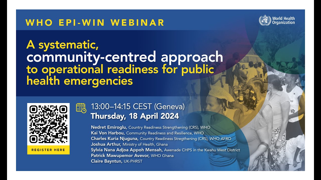 WHO EPI-WIN Webinar: A systematic, community-centred approach to ...