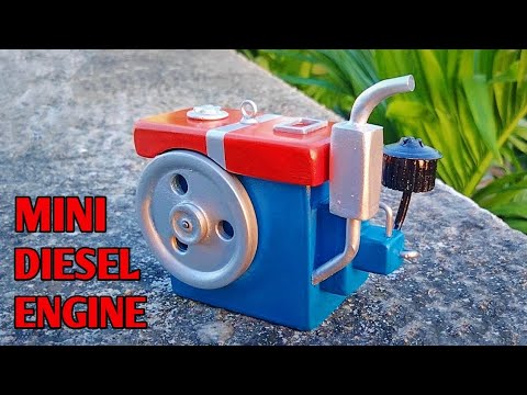 How To Make Mini Diesel Engine Using PVC Pipe At Home - YouTube