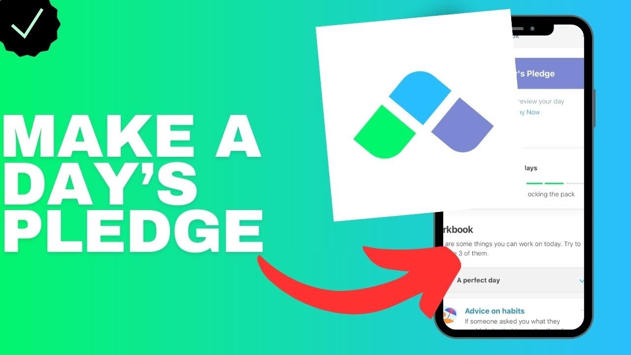 How to make a day's pledge in I am sober? - YouTube