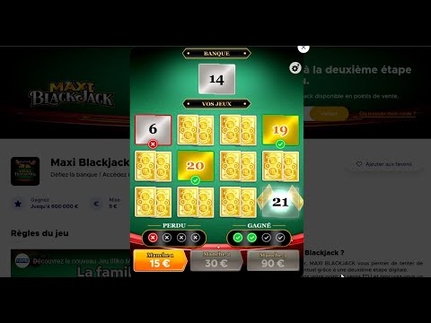 Comment jouer et gagner à Maxi Black Jack en ligne