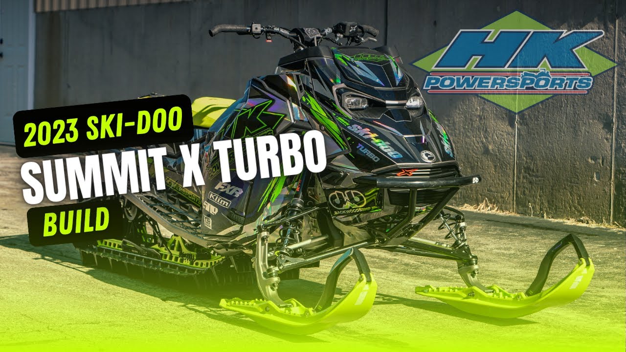 2023 Ski-Doo Summit X Turbo Build & Walkaround - YouTube