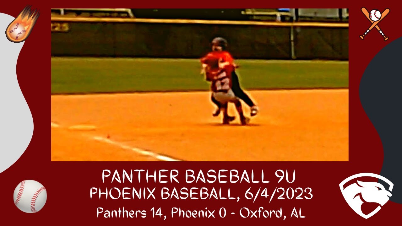 Panther Baseball 9u vs Phoenix Baseball, 6/4/2023 - YouTube