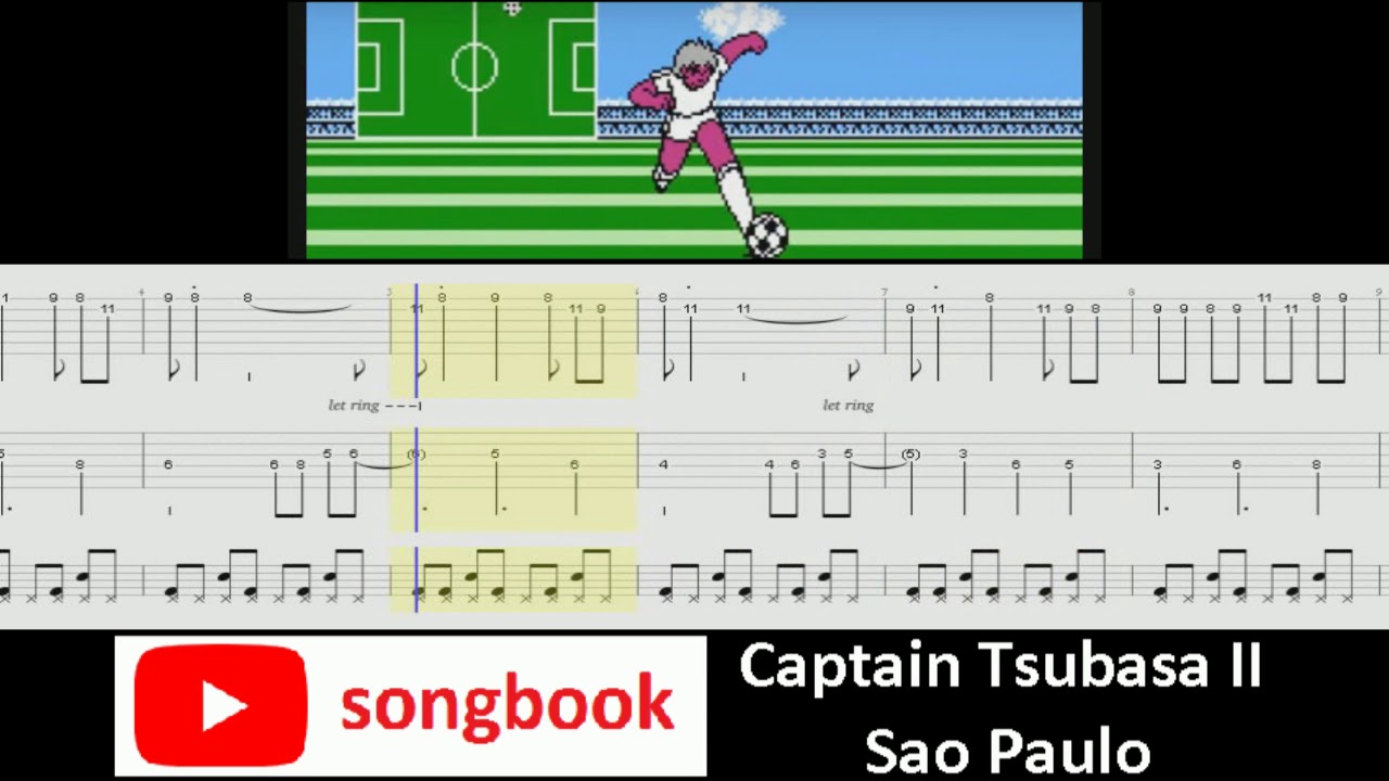 Captain Tsubasa II - Sao Paulo (tabs) - YouTube