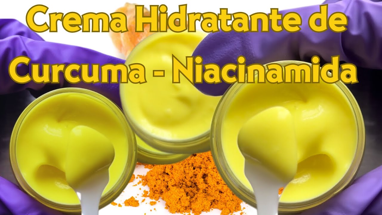 COMO HACER CREMA HIDRATANTE DE CURCUMA - NIACINAMIDA ; DIVINA GLOW ...