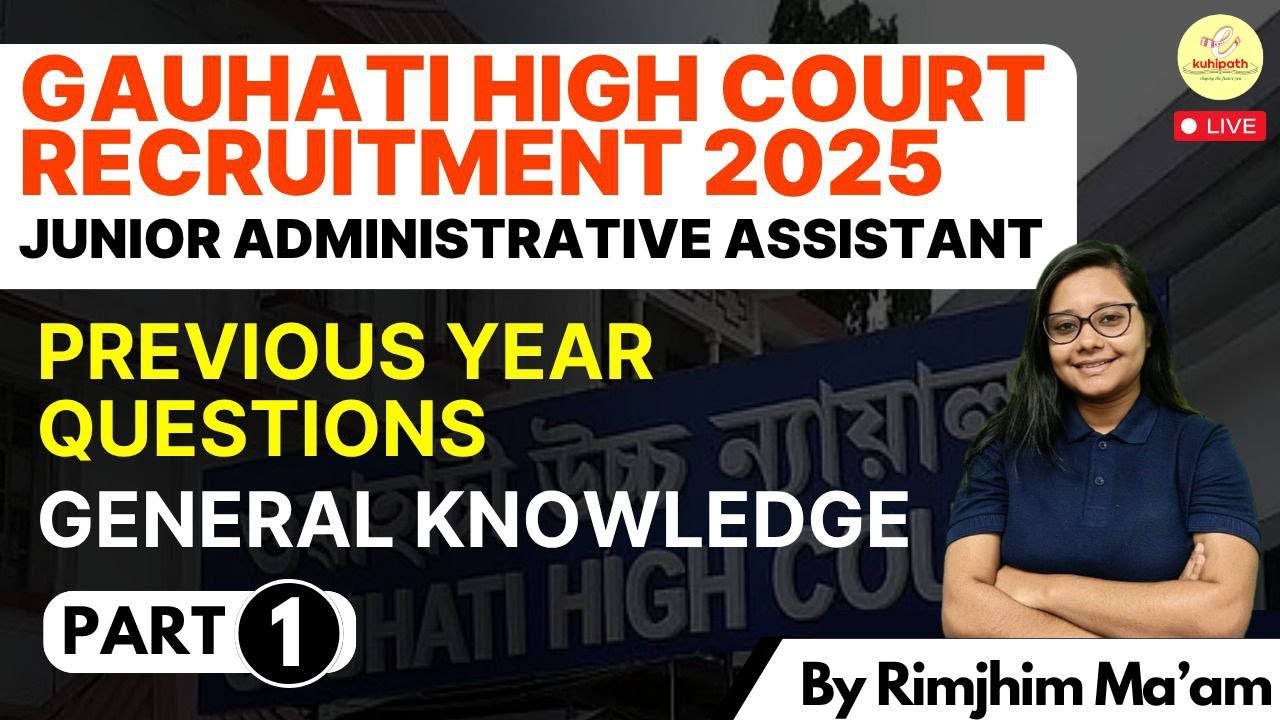 Previous Year Questions/Junior Administrative Assistant 2025 by Rimjhim ...