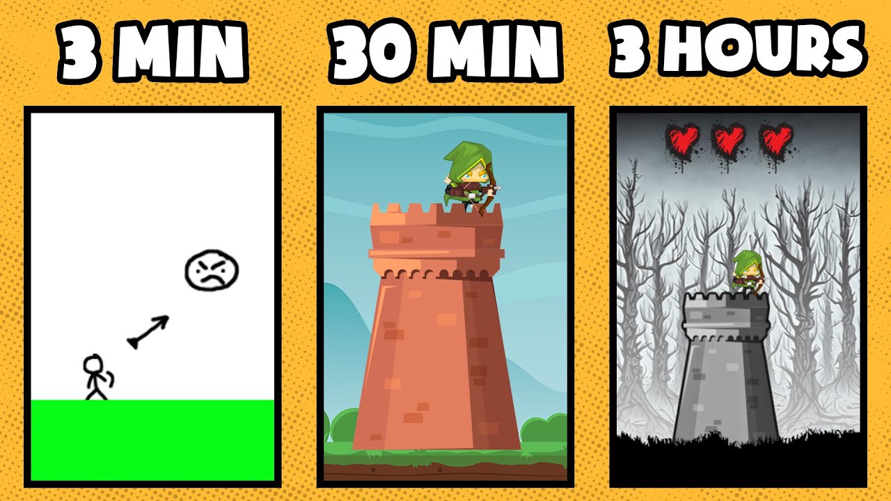 I Made a Game in 3 MINUTES, 30 MINUTES, and 3 HOURS! - YouTube