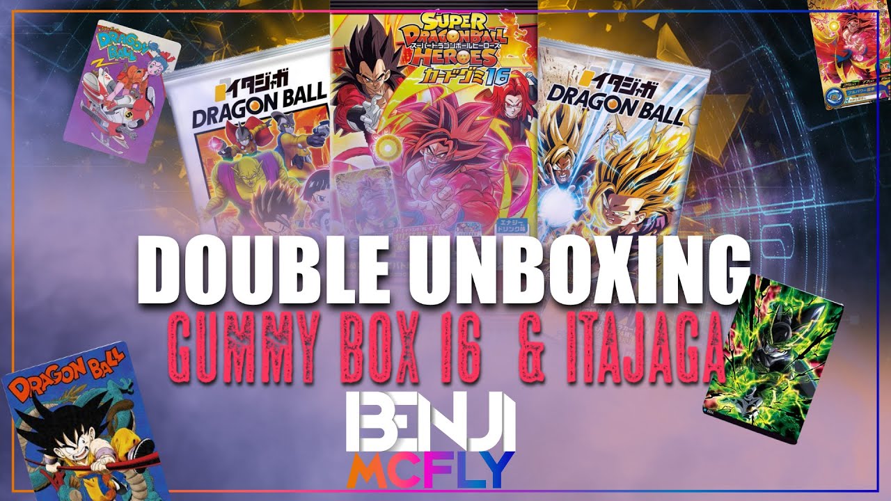 BENJI MCFLY LIVE ! Je tente les full set des cartes Dragon Ball Gummy ...