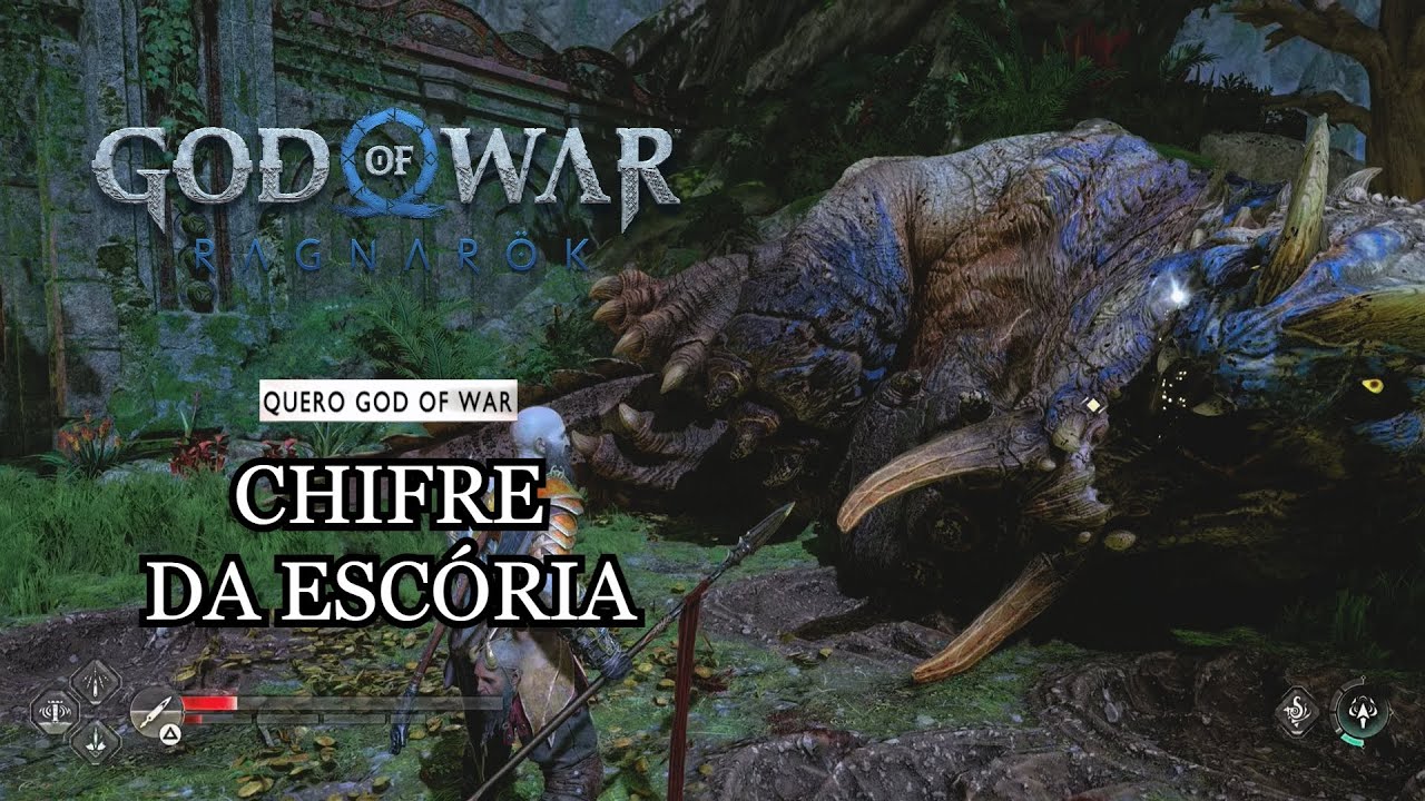 God of War Ragnarok - Boss Chifre da Escória / Slag Horn - YouTube