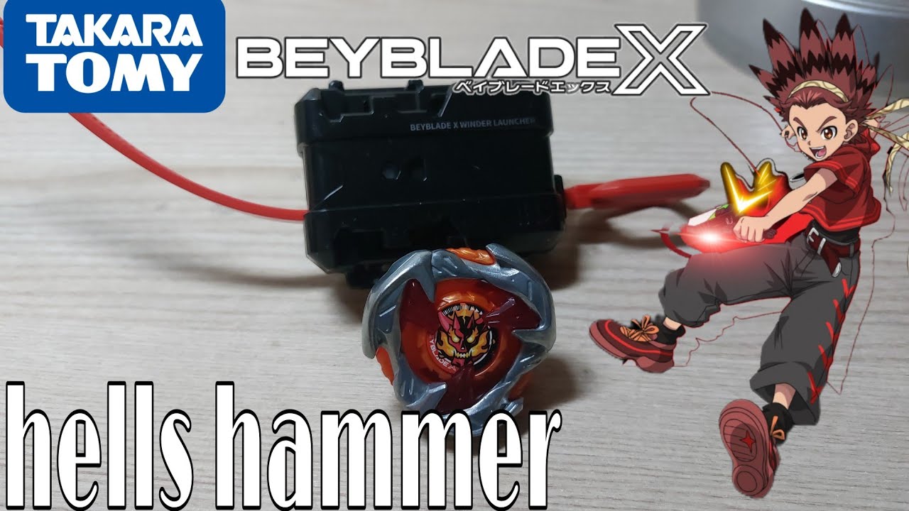 Hells Hammer (Адский Молот) UX-02 от Takara Tomy/обзор и битвы/Beyblade ...