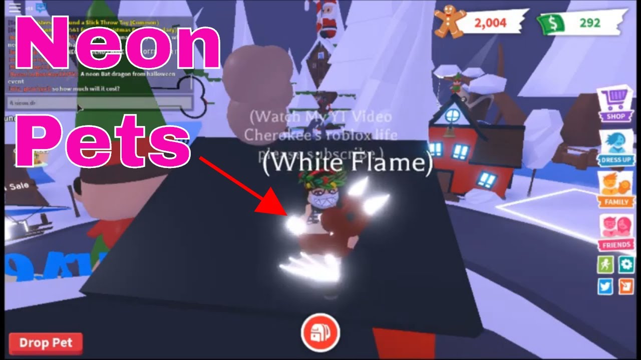 My Beloved Neon Pets in Adopt me. - YouTube