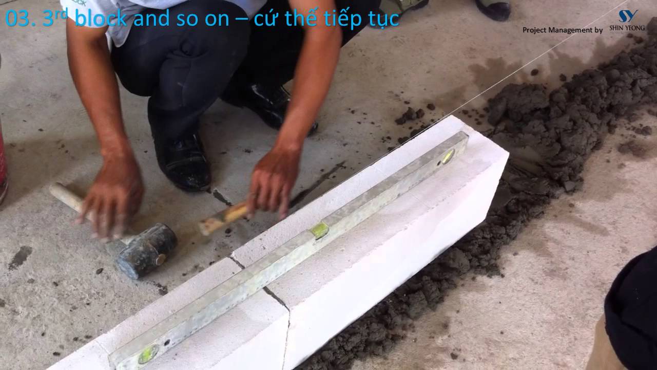 E-Block Wall setting - YouTube