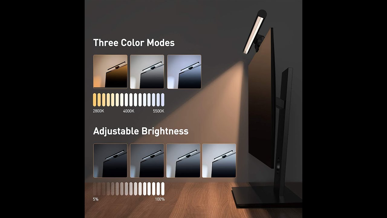 BASEUS USB electrodeless lamp - YouTube
