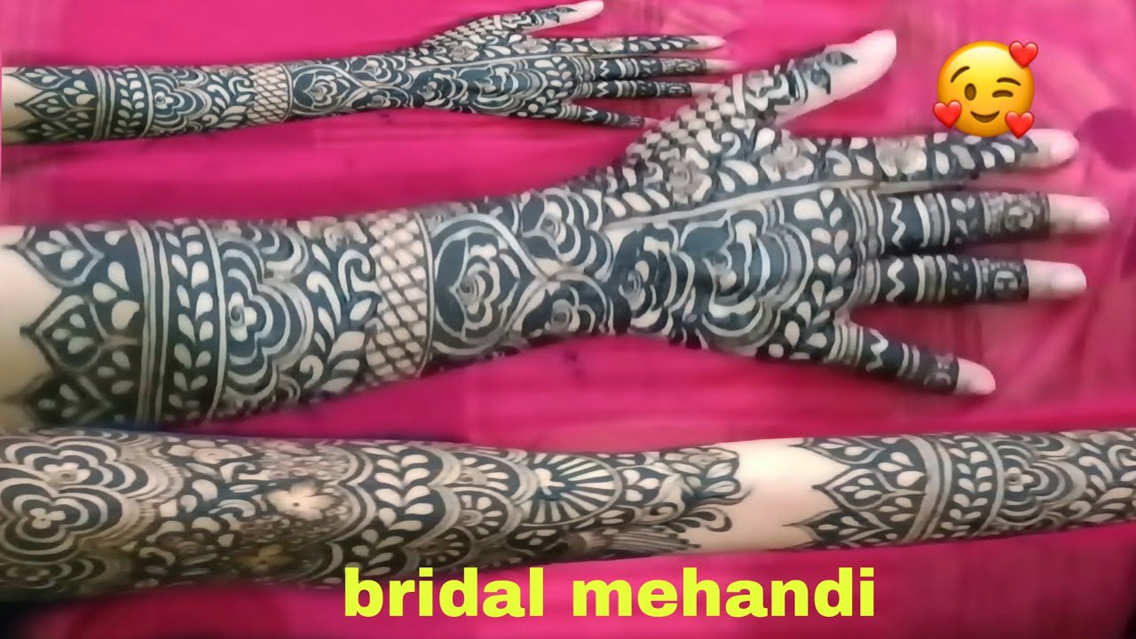 mehandi ke bridal and fancy mehandi ke amazing photo traditional easy ...