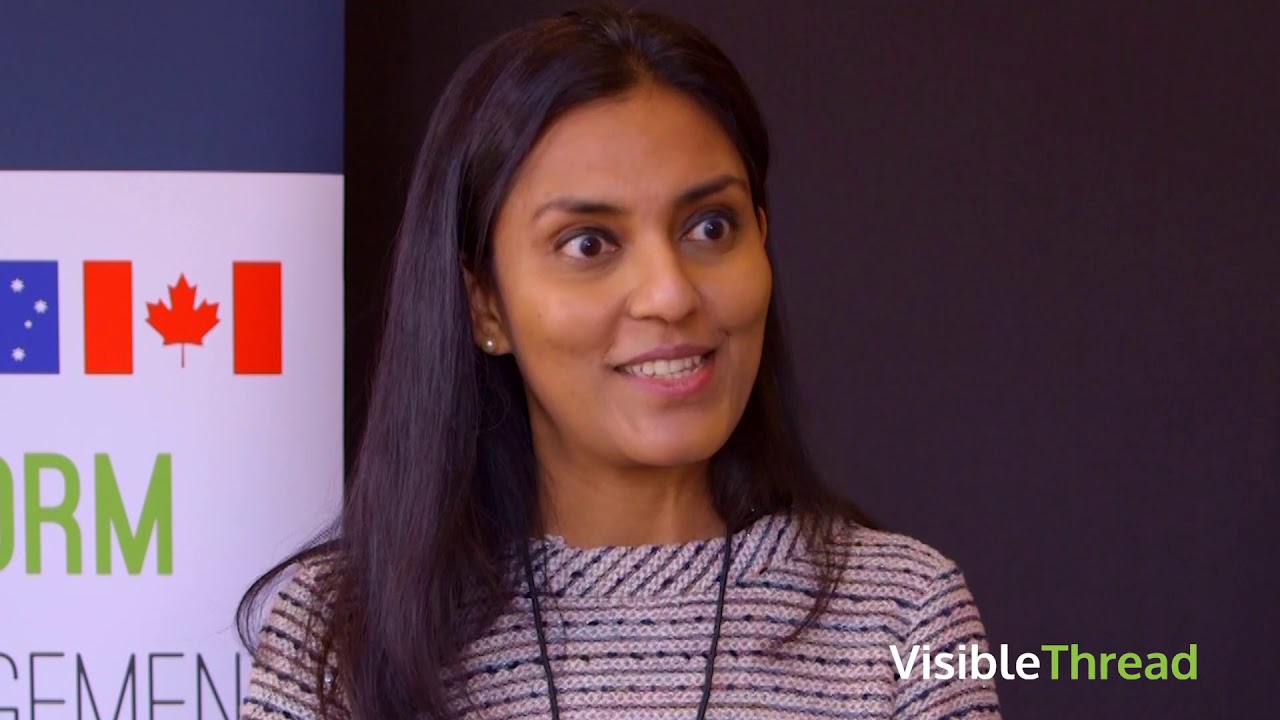 Kalpana Sharma (Harmonia Holdings Group) talks about VisibleThread - YouTube