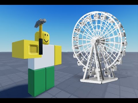i made a ferris wheel in Roblox Winter (woodlegs) - YouTube
