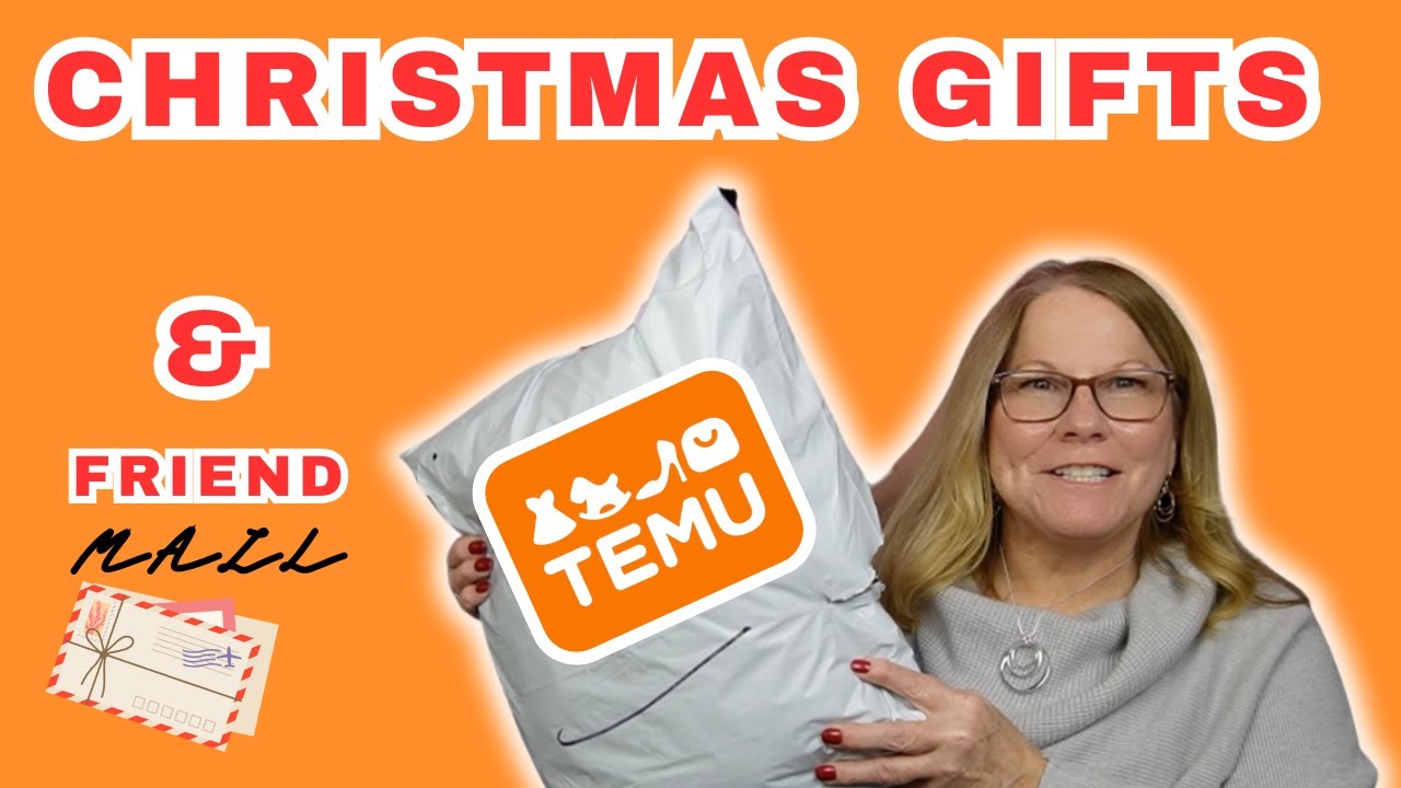 Christmas🎄Gifts From 🎁 Temu & Opening Christmas Cards From Friends # ...