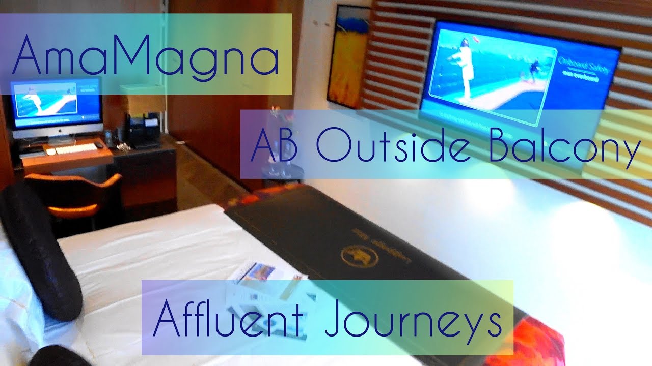 AmaWaterways AmaMagna AB Outside Balcony - YouTube