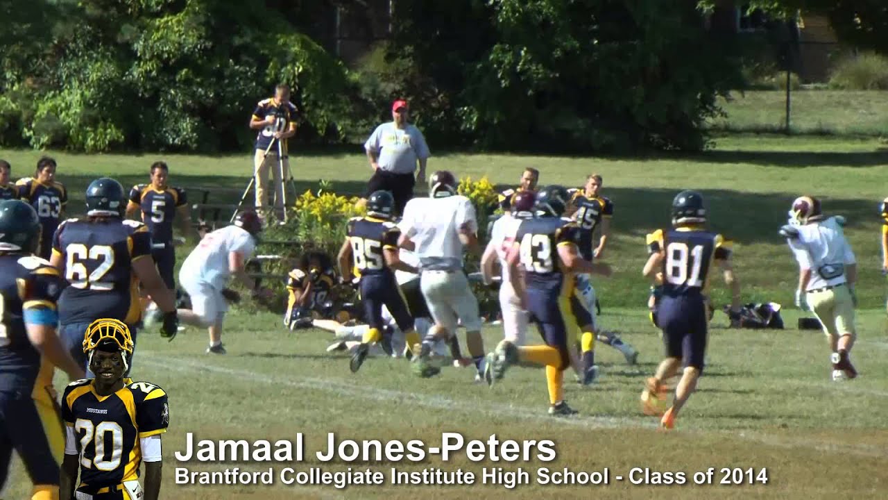 Jamaal Jones-Peters - DB - BCI Mustangs, 2013 Hightlights - YouTube