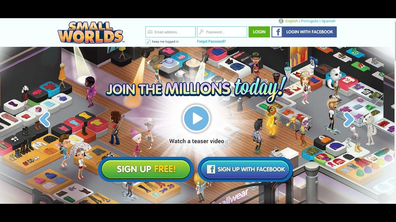 Free smallworlds account - YouTube
