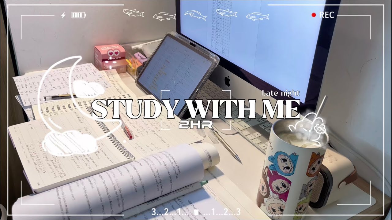 📖 2-HOUR STUDY WITH ME | Pomodoro 30/5 🏻 | Ambient sound 🎧 | Cracking ...