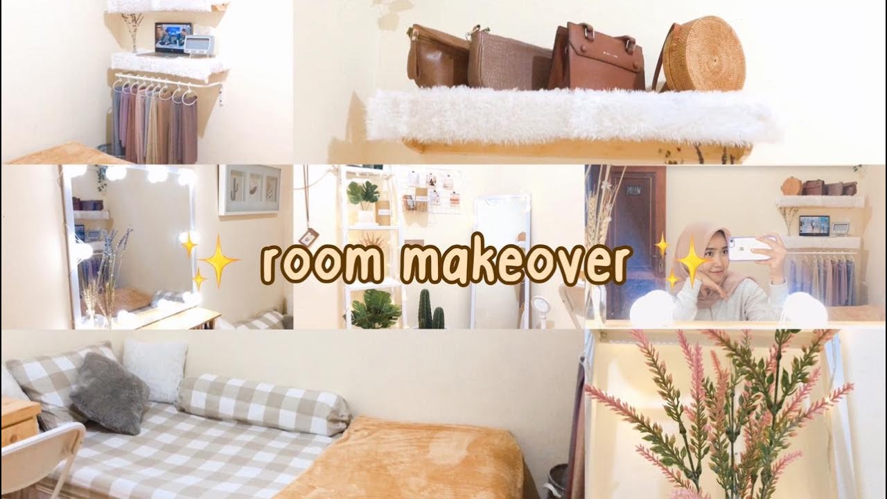 EXTREME BEDROOM MAKEOVER | Korean Style Room Makeover | Makeover Kamar ...