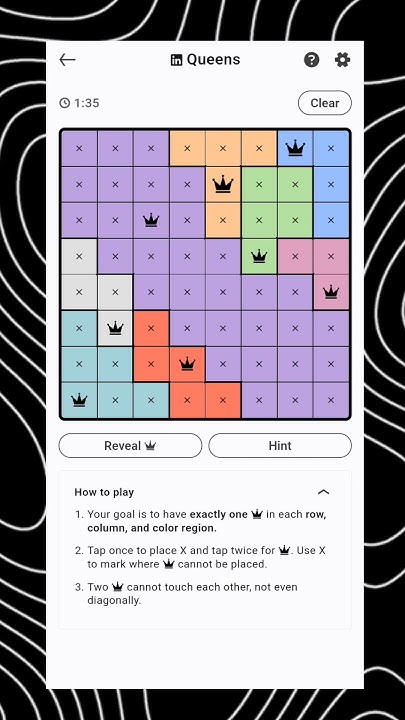 Today's LinkedIn Puzzle Solution Queens Puzzle Solved #linkedin # ...